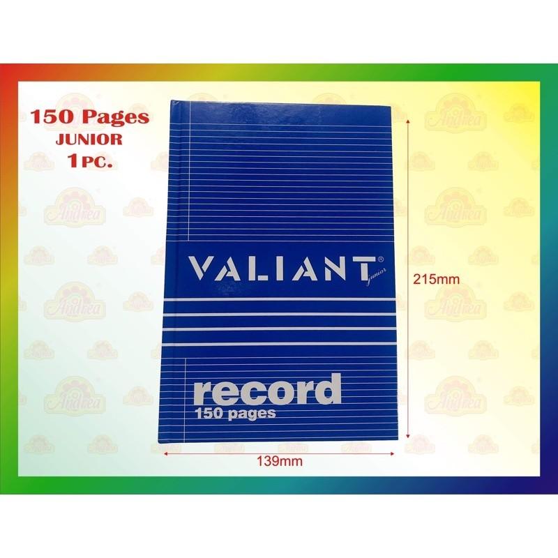 Valiant Record Book Junior & Big Sizes, Hobbies & Toys, Stationary ...