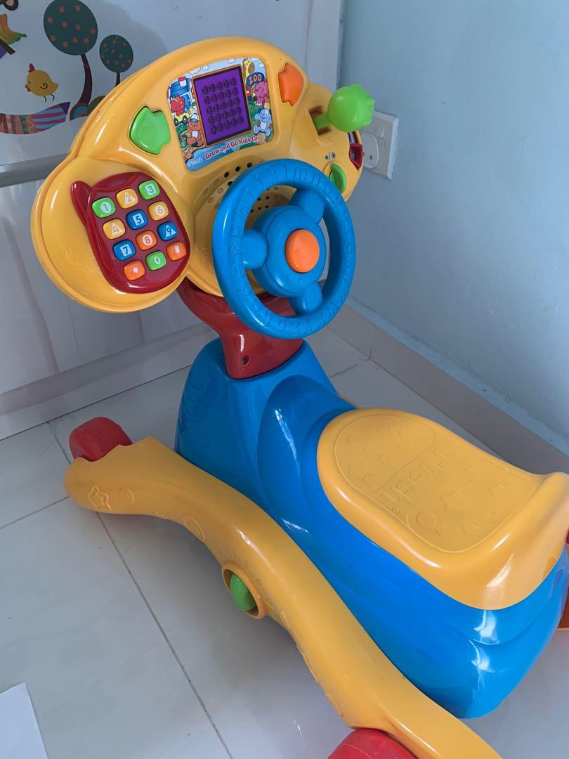 Vtech motorcycle toy car, Babies & Kids, Infant Playtime on Carousell