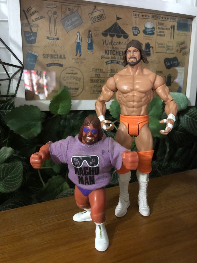 Wwe Mattel & Hasbro Macho Man, Hobbies & Toys, Toys & Games on Carousell
