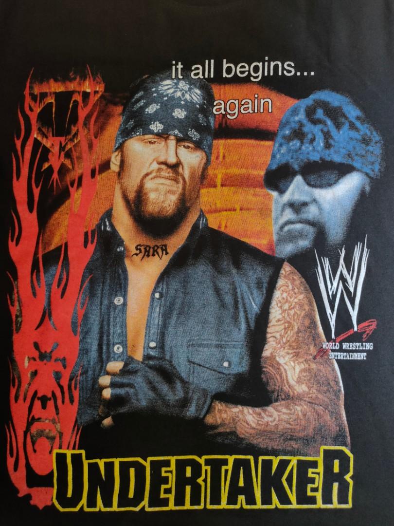 WWE Undertaker Bootleg, Men's Fashion, Tops & Sets, Tshirts & Polo ...