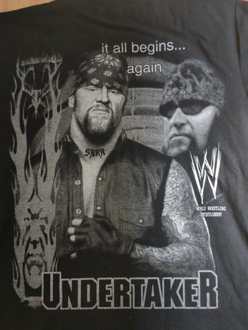 WWE Undertaker Bootleg, Men's Fashion, Tops & Sets, Tshirts & Polo ...
