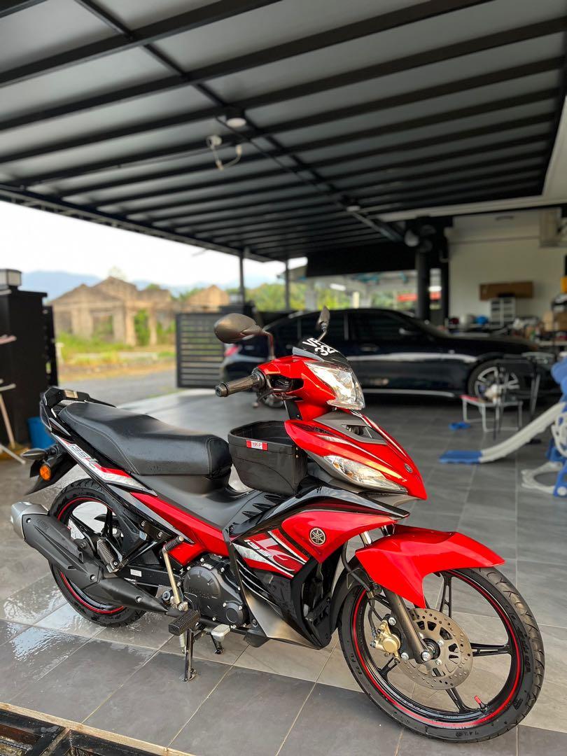 Yamaha 135LC Tahun 2020 low mileage, Motorbikes on Carousell