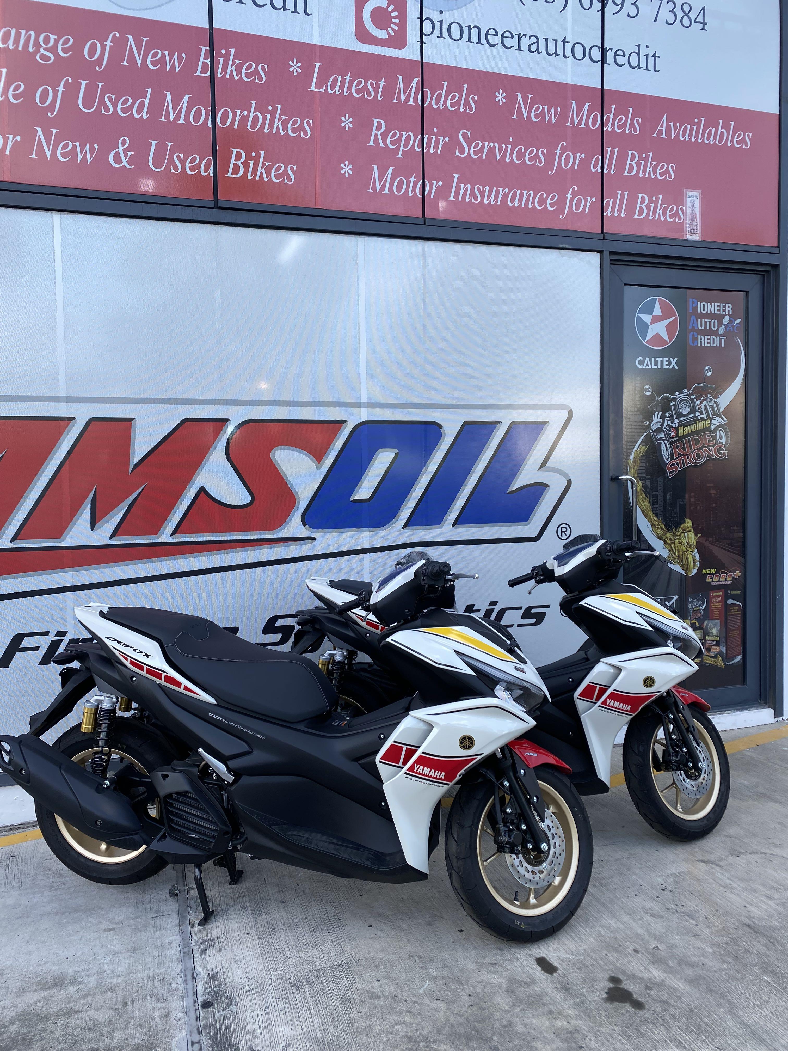 Yamaha Aerox V2 ABS World GP 60th anniversary edition keyless ...