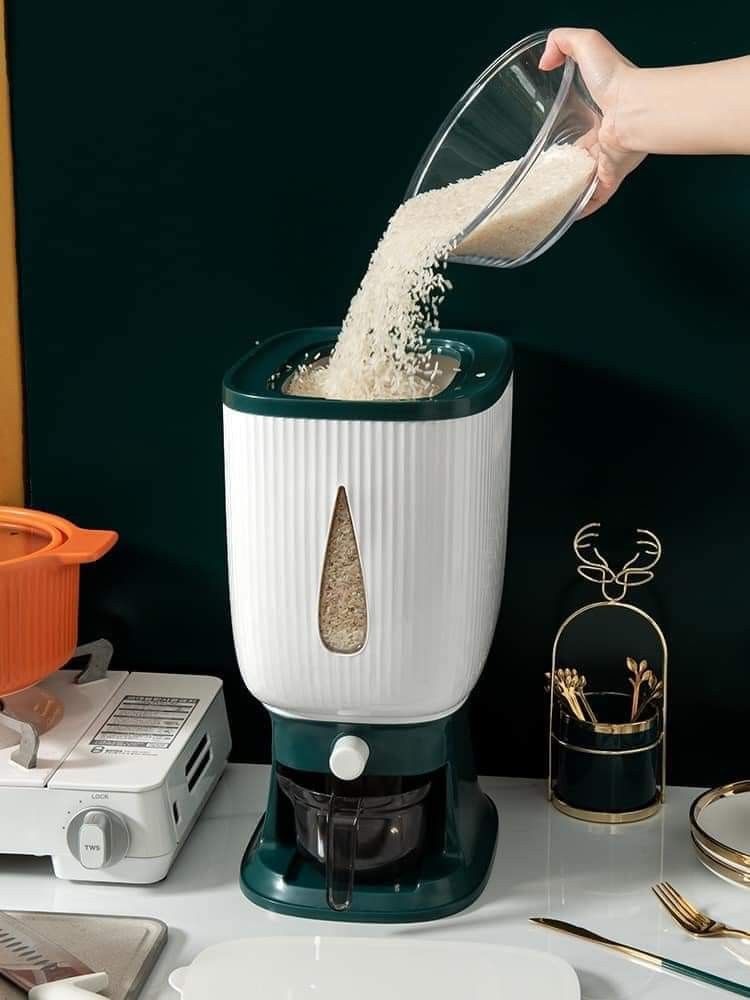 10kg Modern Rice Dispenser, Furniture & Home Living, Kitchenware ...