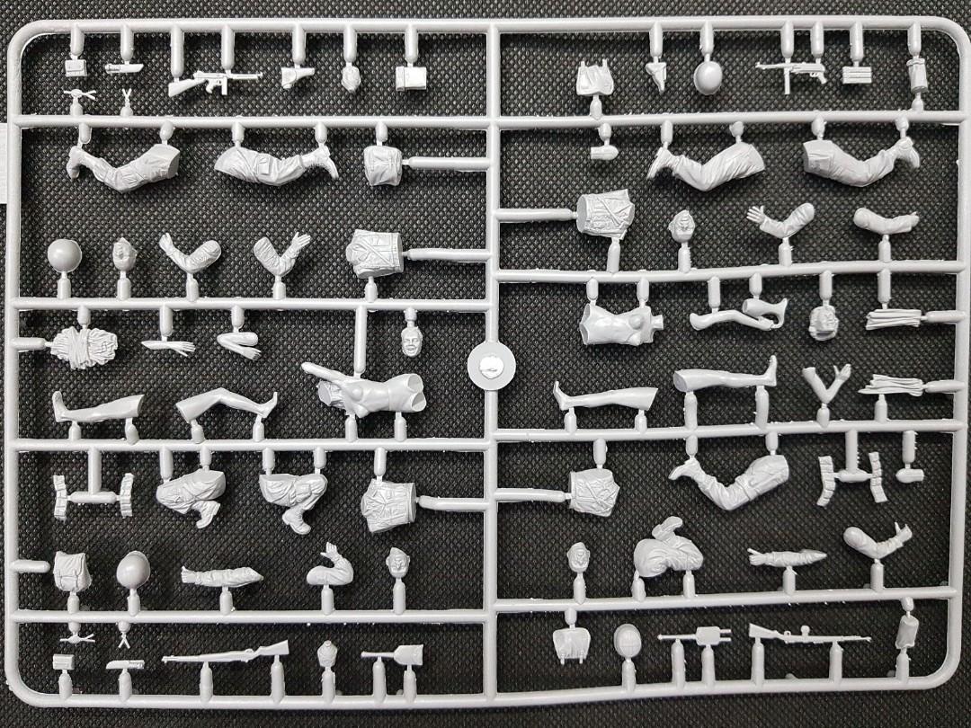 1/35 Master Box #35157 US and German Paratroopers : The South of Europe ...