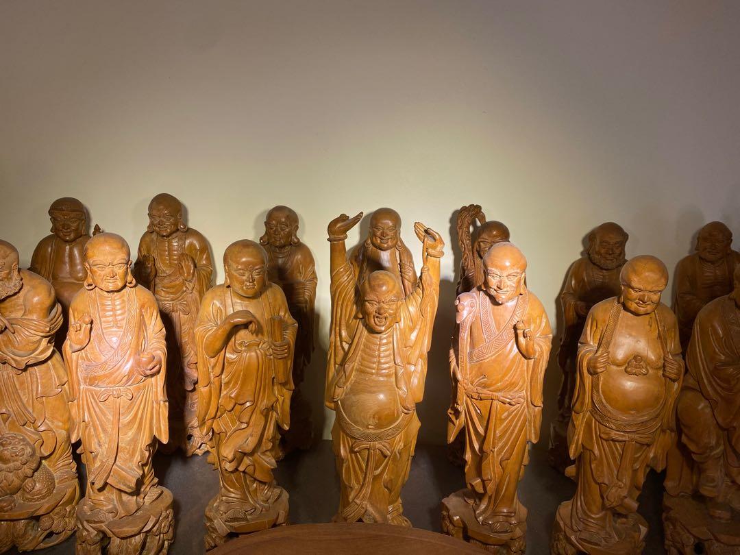 18 LUO HAN, Hobbies & Toys, Memorabilia & Collectibles, Religious Items ...