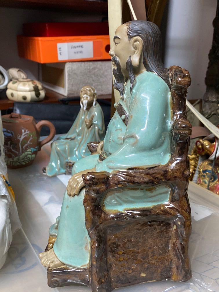 玄天上帝 石湾立尊 Shiwan Taoist Diety Statue Bucha Hobbies And Toys