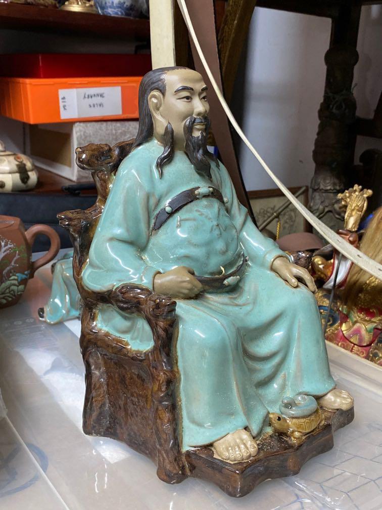 玄天上帝 石湾立尊 Shiwan Taoist Diety Statue Bucha Hobbies And Toys
