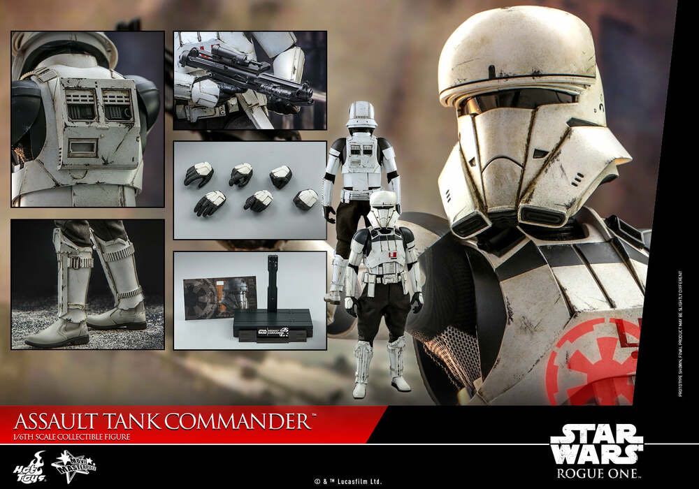 [全新現貨] HOT TOYS Rogue One - Assault Tank Commander (MMS587), 興趣及遊戲, 玩具 ...