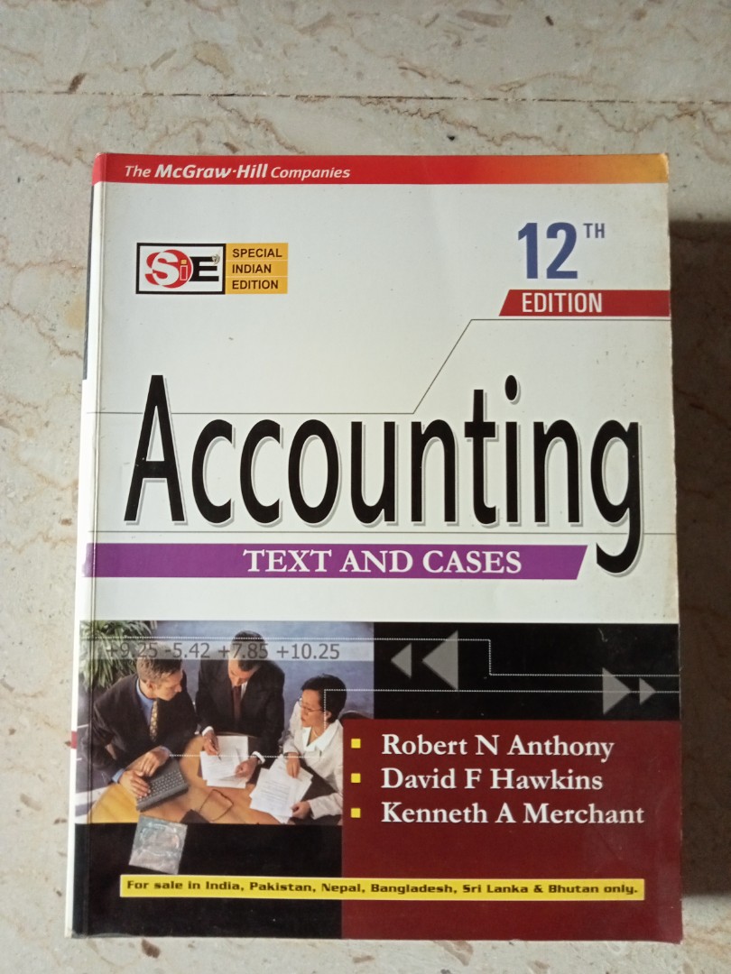 Accounting text and cases 12th edition, Hobbies & Toys, Books ...
