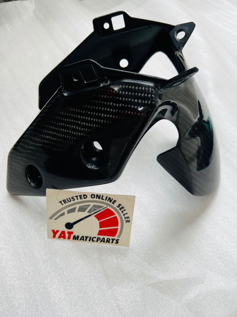 Aerox v1/v2 side cover for fromt mudguard carbon kevlar, Motorcycles ...