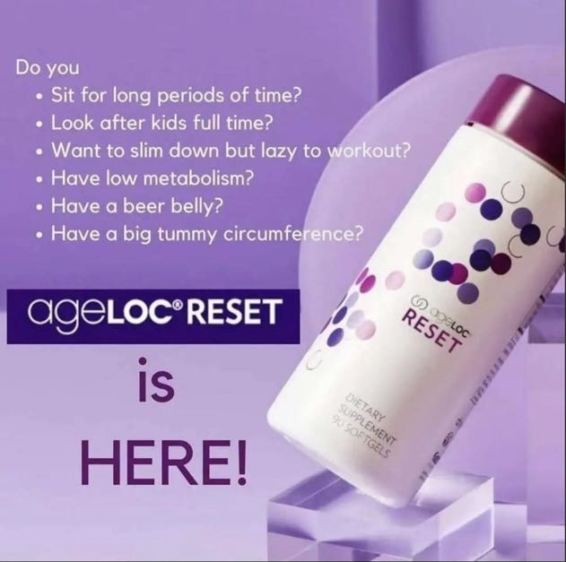 Ageloc Reset , Health & Nutrition, Health Supplements, Vitamins ...