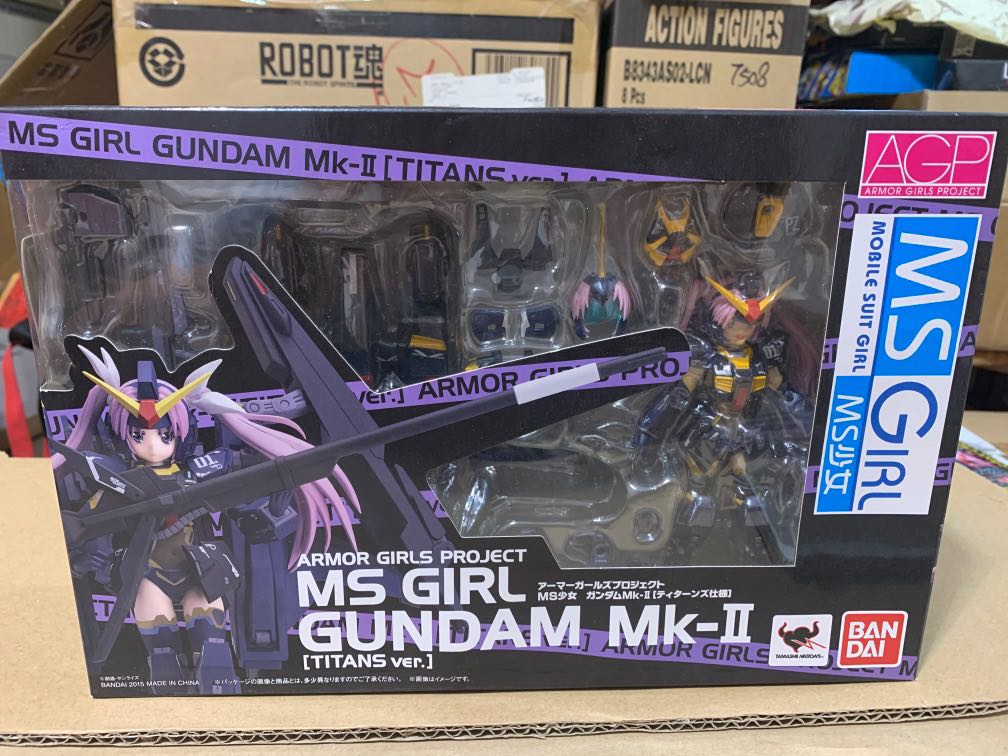 AGP MS girl gundam Mk-II, 興趣及遊戲, 玩具 & 遊戲類 - Carousell
