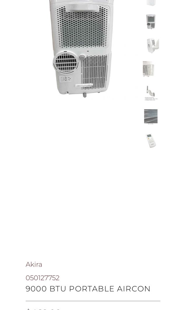 Akira Portable aircon, TV & Home Appliances, Air Conditioners & Heating ...