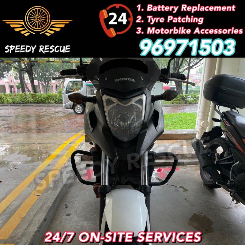 (ALL LOCATIONS) On-site Motorcycle Motorbike Battery Replacement Change ...