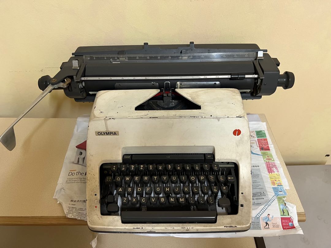 Antique Olympia typewriter, Computers & Tech, Printers, Scanners ...