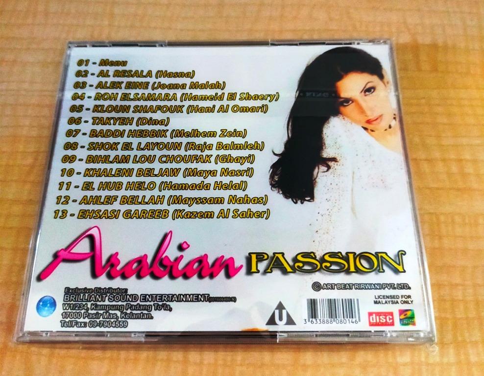 Arabian Passion VCD 13 Lagu Sensasi Dari Arab, Hobbies & Toys, Music ...