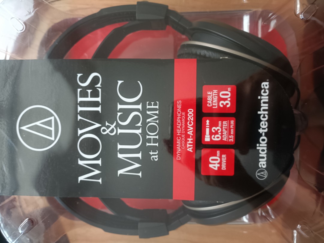 Audio-Technica ATH-AVC200 SonicPro (Over-Ear Headphone), Audio ...