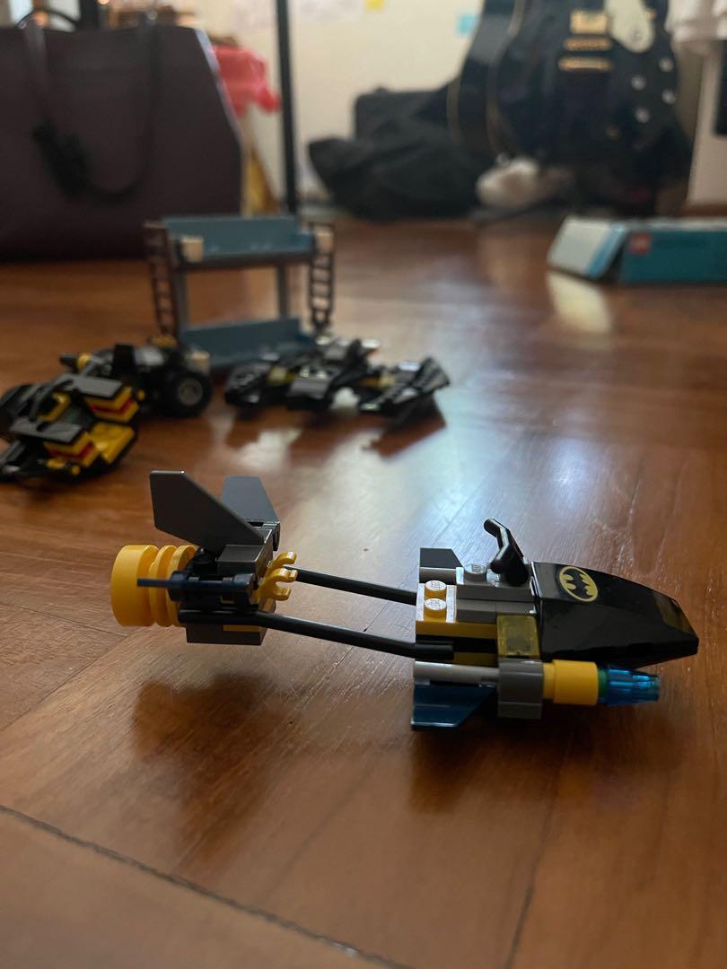 Authentic Lego Vehicles, bat mobile, double decker couch, penguin duck ...