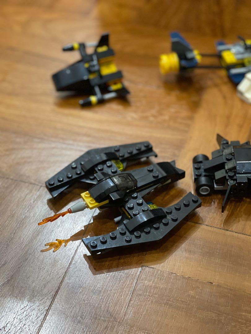 Authentic Lego Vehicles, bat mobile, double decker couch, penguin duck ...