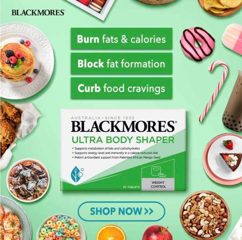 Blackmores Ultra Body Shaper - 30 Tablets, Health & Nutrition, Health ...