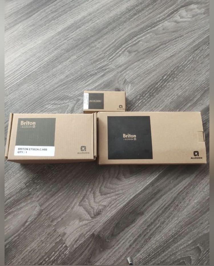 Briton HDB main door lockset, Furniture & Home Living, Security & Locks ...