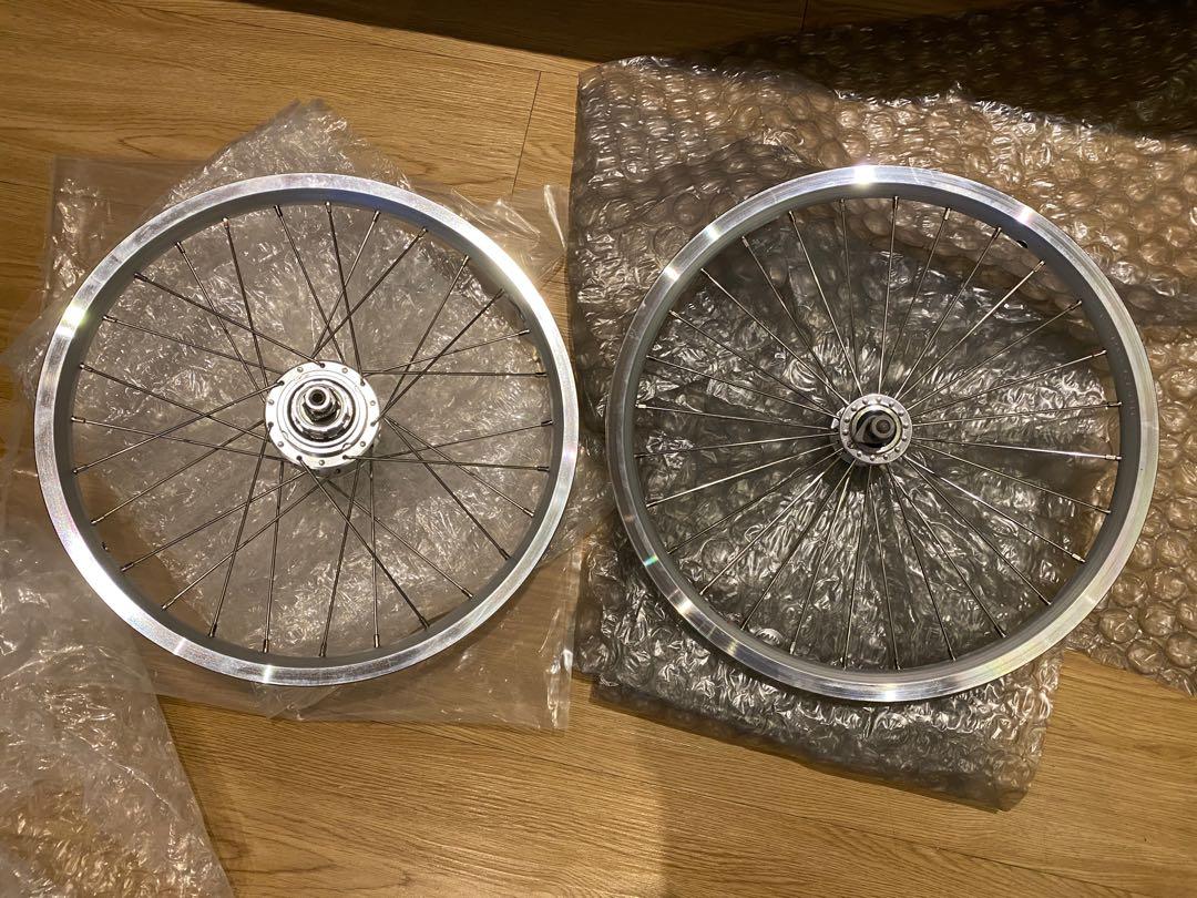 Brompton silver stock rims, Sports Equipment, Bicycles & Parts, Parts ...