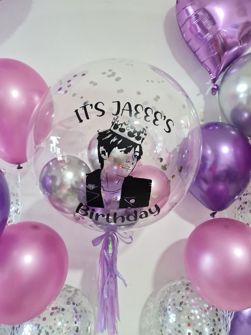 bts balloons, birthday balloons, helium balloons, Hobbies & Toys ...