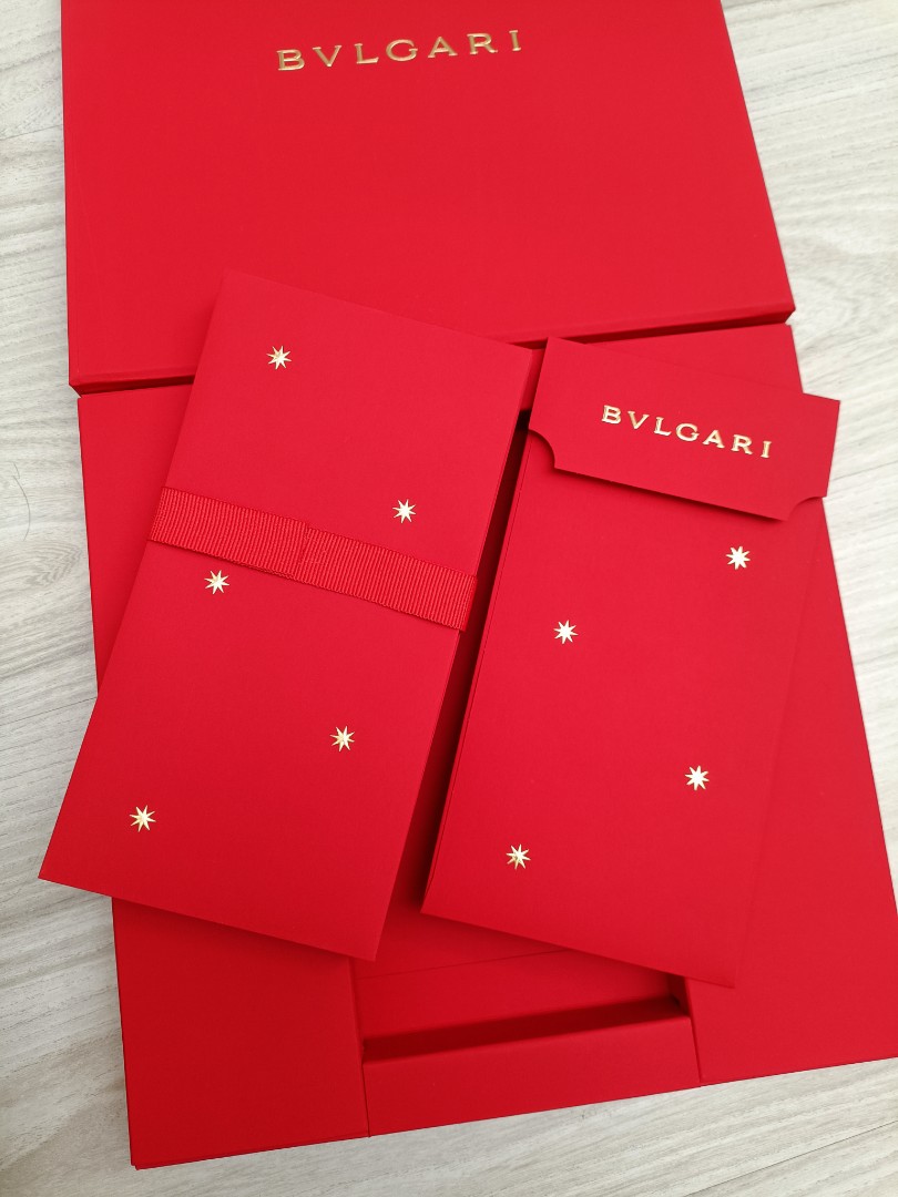 Bvlgari 2021 red packet/angpow/Ang pow/angbao/angpau/hong bao/sampul ...