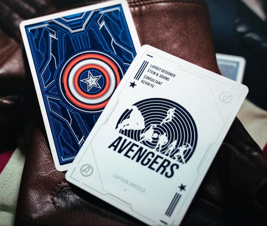 Captain America Playing Cards, Hobbies & Toys, Toys & Games on Carousell