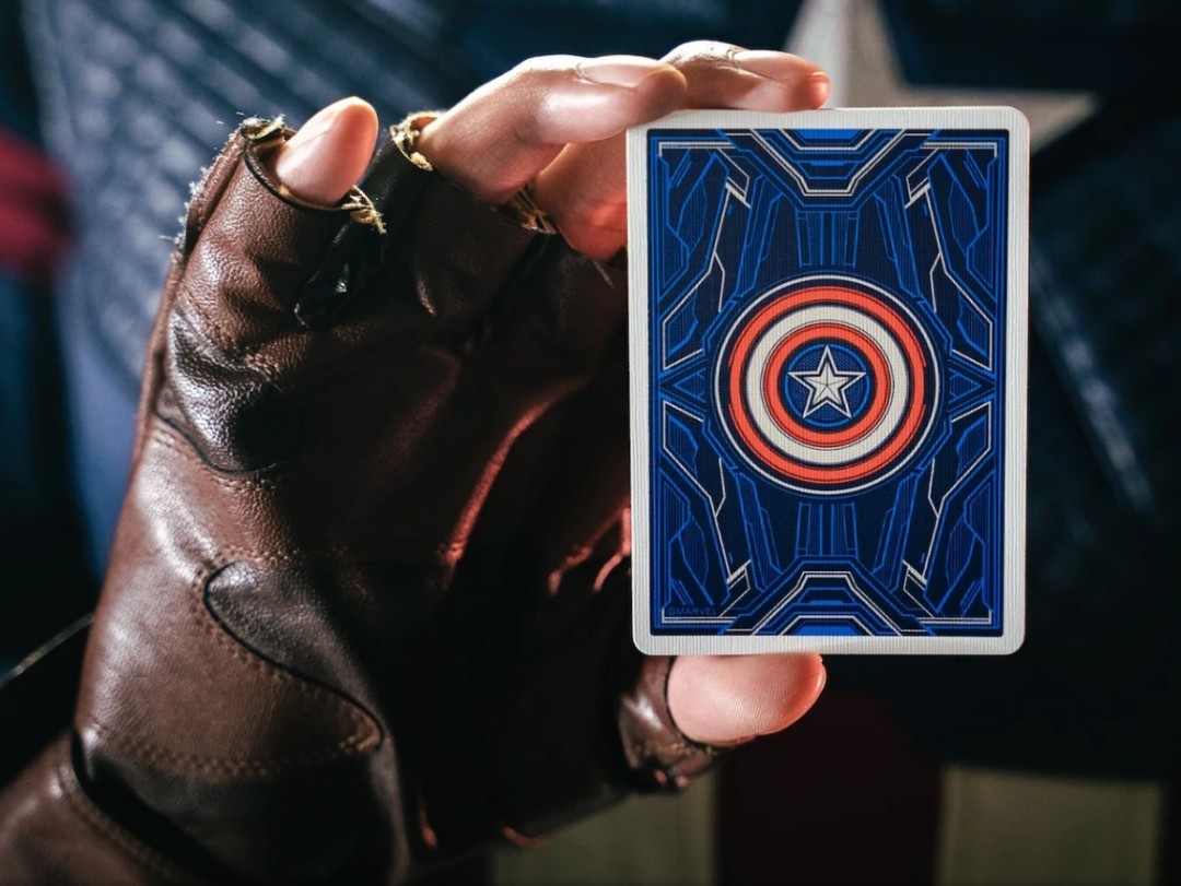 Captain America Playing Cards, Hobbies & Toys, Toys & Games on Carousell