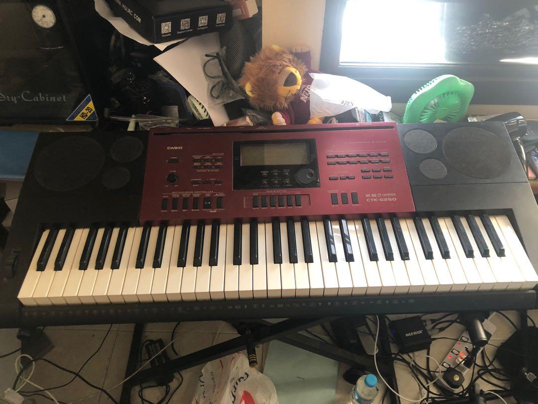 Casio Keyboard CTK-6250, Hobbies & Toys, Music & Media, Musical ...