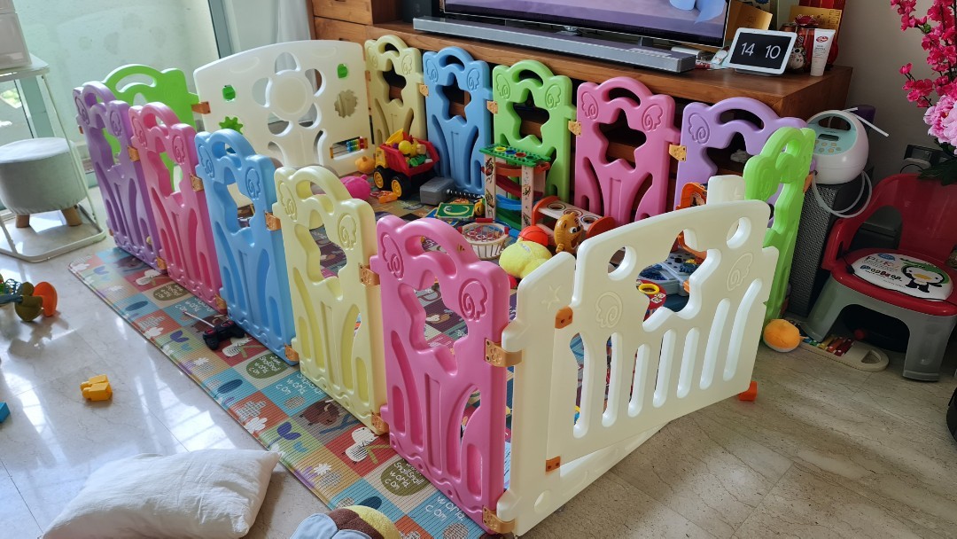 Children play fence activity panels, Babies & Kids, Baby Nursery & Kids ...