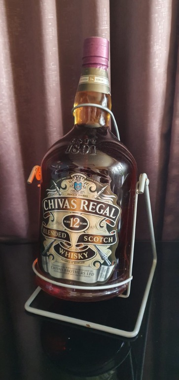 Chivas Regal 12 Years Magnum Cannon 4.5L, Food & Drinks, Alcoholic ...
