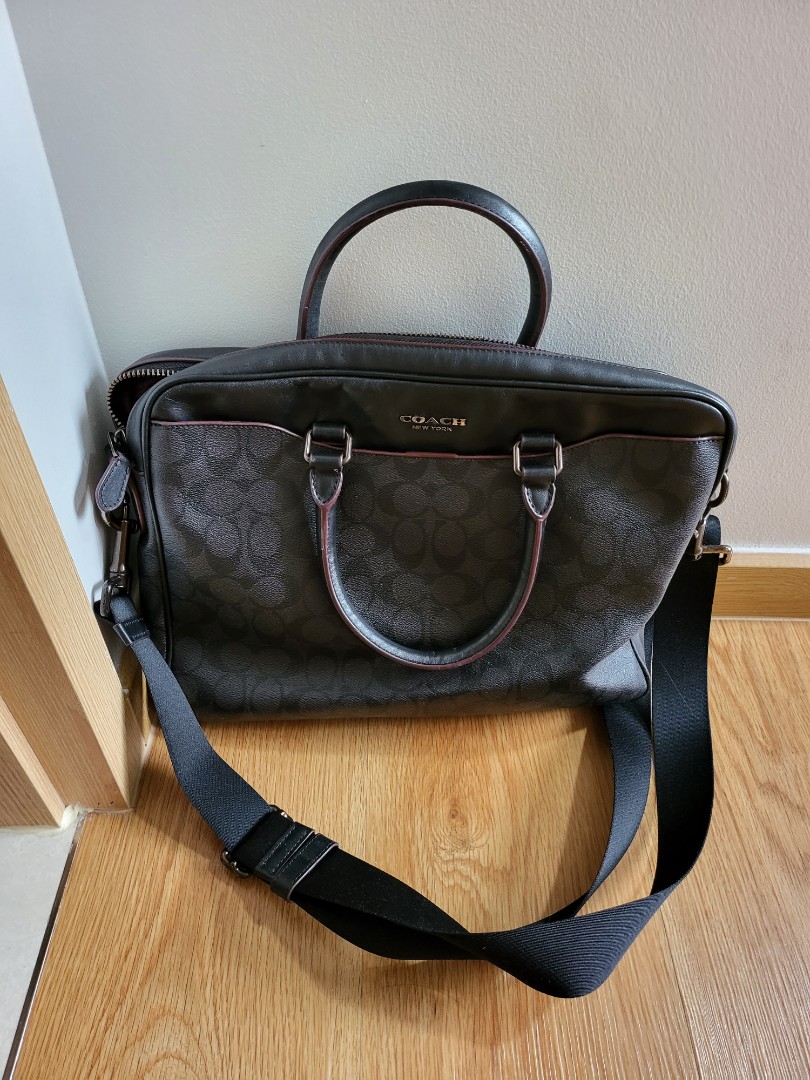 Coach document bag, Luxury, Bags & Wallets on Carousell