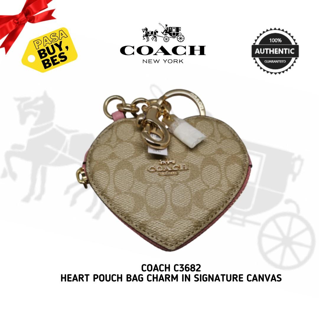 Coach Heart Bag Charm, Women's Fashion, Bags & Wallets, Purses ...