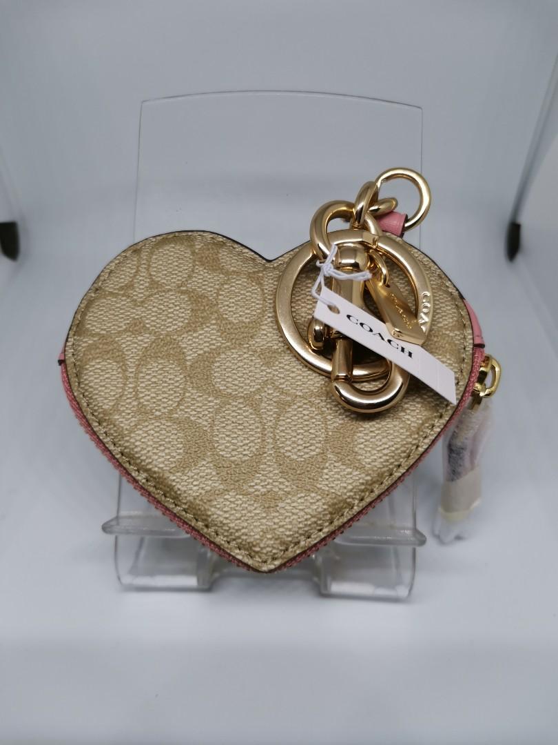 Coach Heart Bag Charm, Women's Fashion, Bags & Wallets, Purses ...