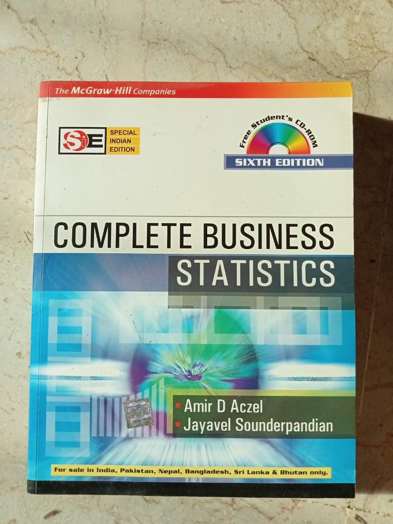 Complete business statistics, Hobbies & Toys, Books & Magazines ...