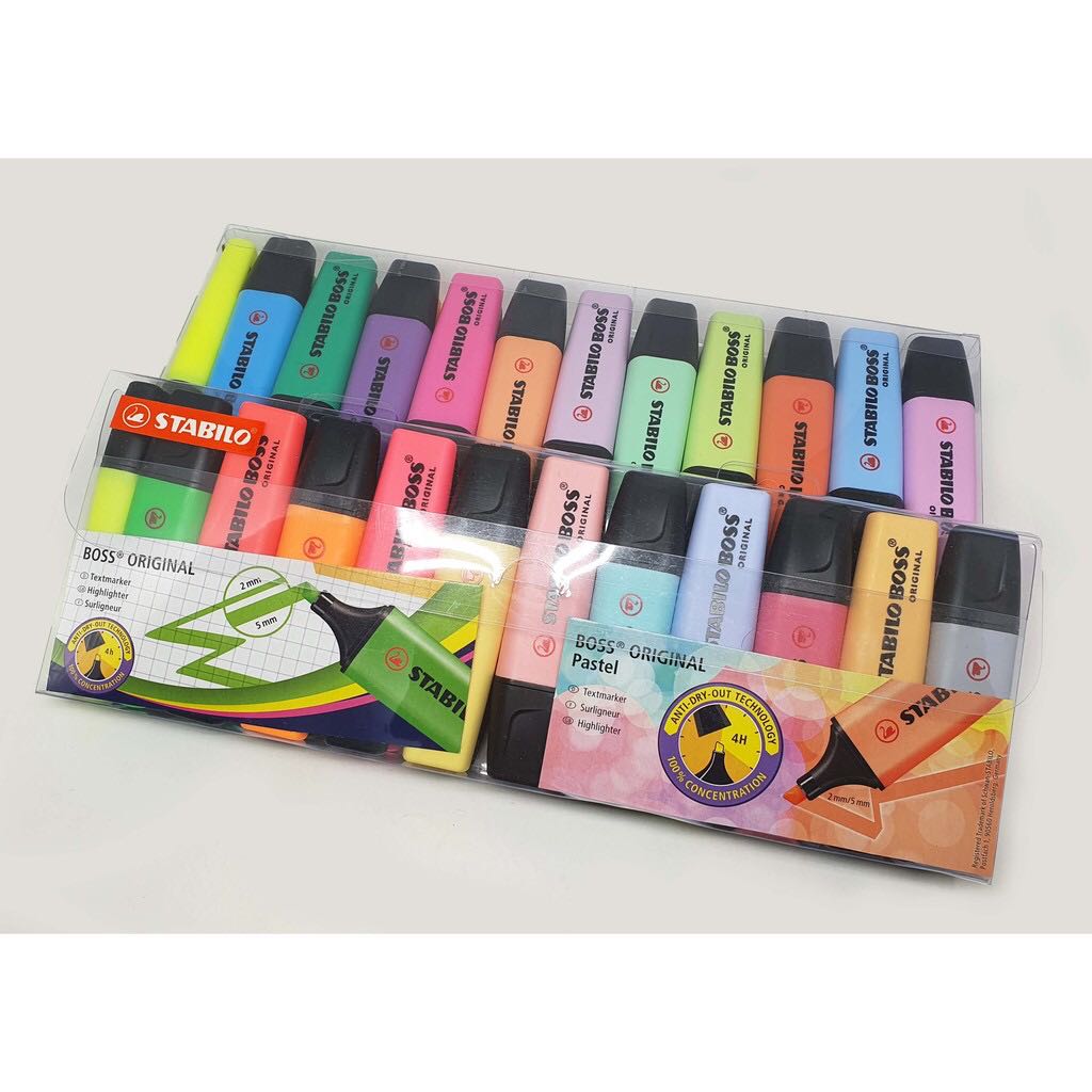 Complete Stabilo Highlighters set, Hobbies & Toys, Stationary & Craft ...