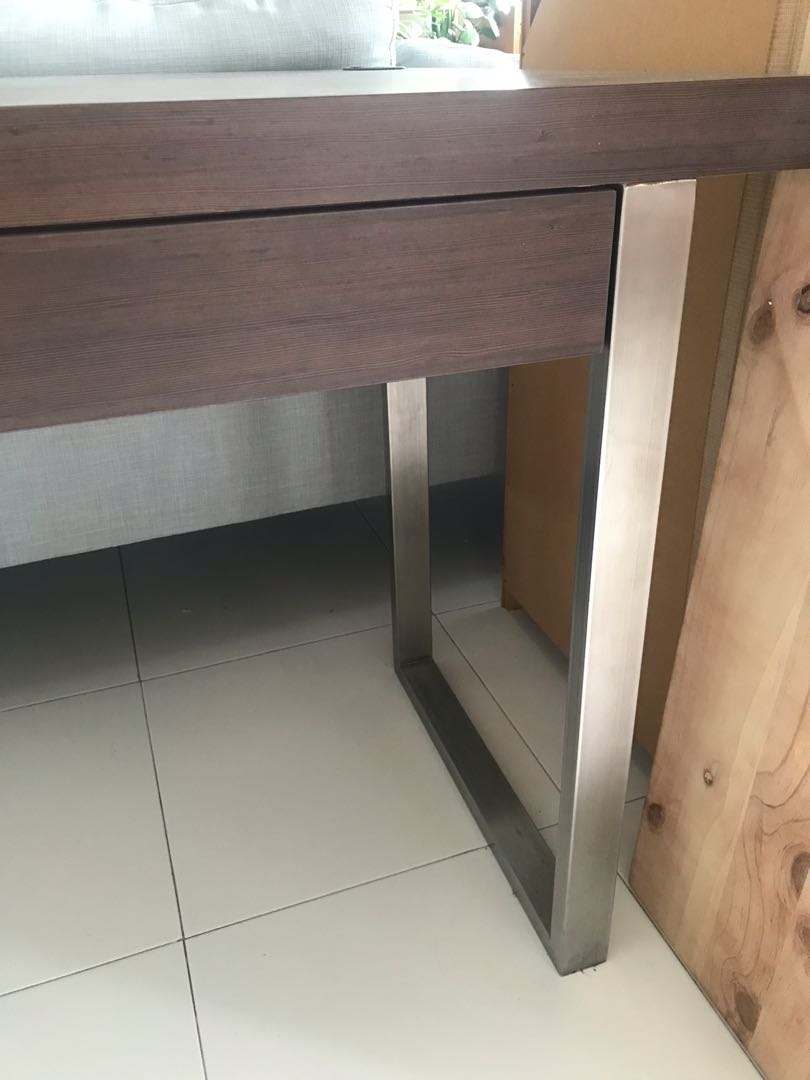 Custom-made study table, Furniture & Home Living, Furniture, Tables ...