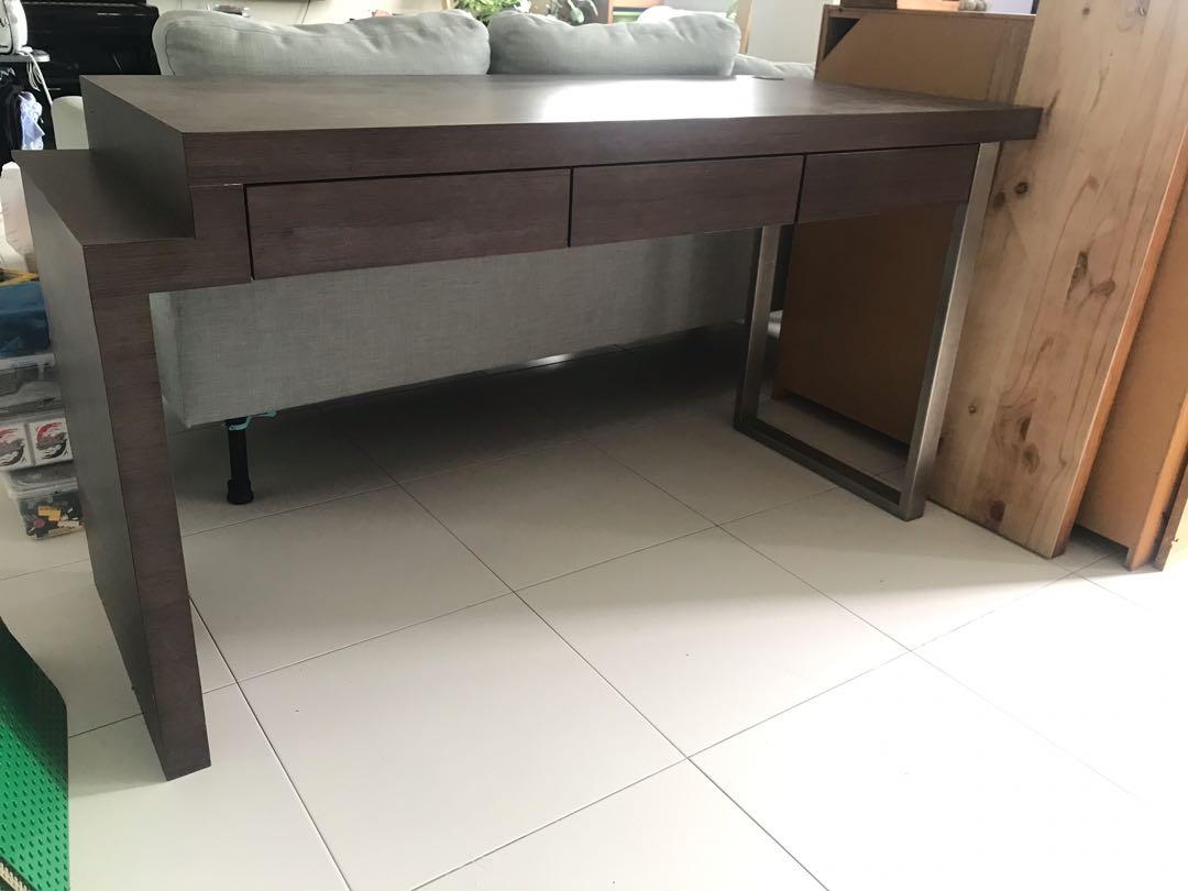 Custom-made study table, Furniture & Home Living, Furniture, Tables ...