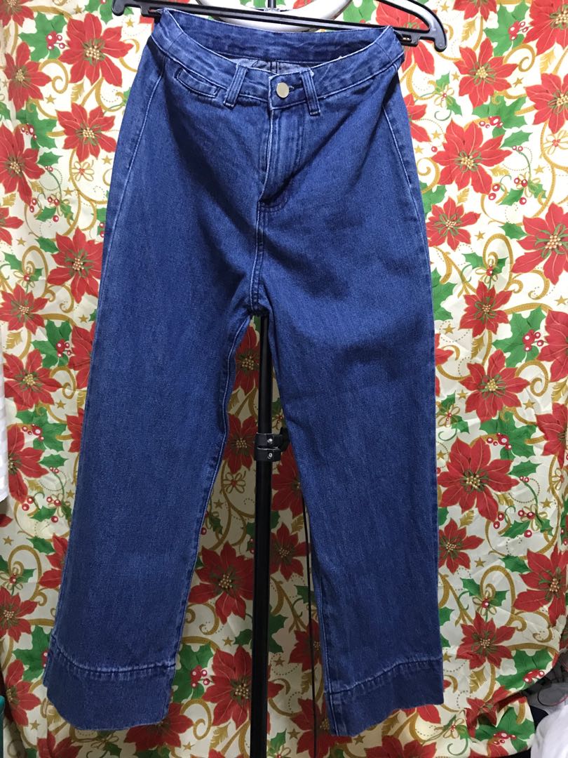 Dark Denim Jeans, Women's Fashion, Bottoms, Jeans on Carousell