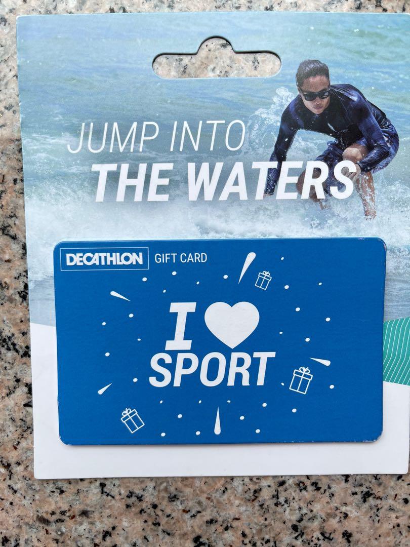 Decathlon 迪卡儂禮物卡面值$500, 電子遊戲, 遊戲機配件, 遊戲禮物卡及帳戶 - Carousell