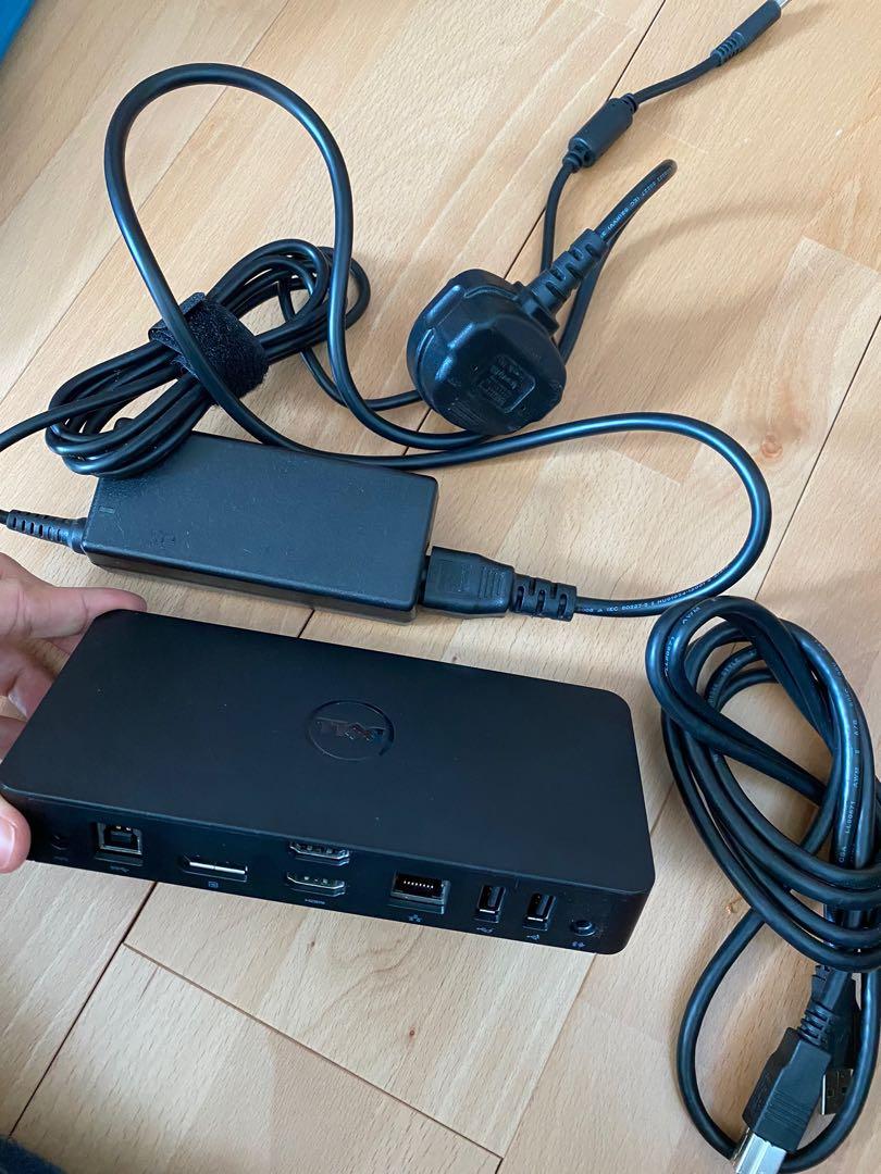 Dell Dock, 電腦 ＆ 平板電腦, 電腦周邊產品, 電腦線、轉接線及轉換器 - Carousell