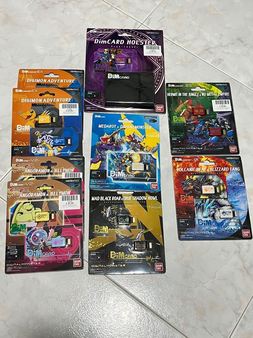 Digimon Vital Bracelet Dim Card Holster, Hobbies & Toys, Toys & Games ...