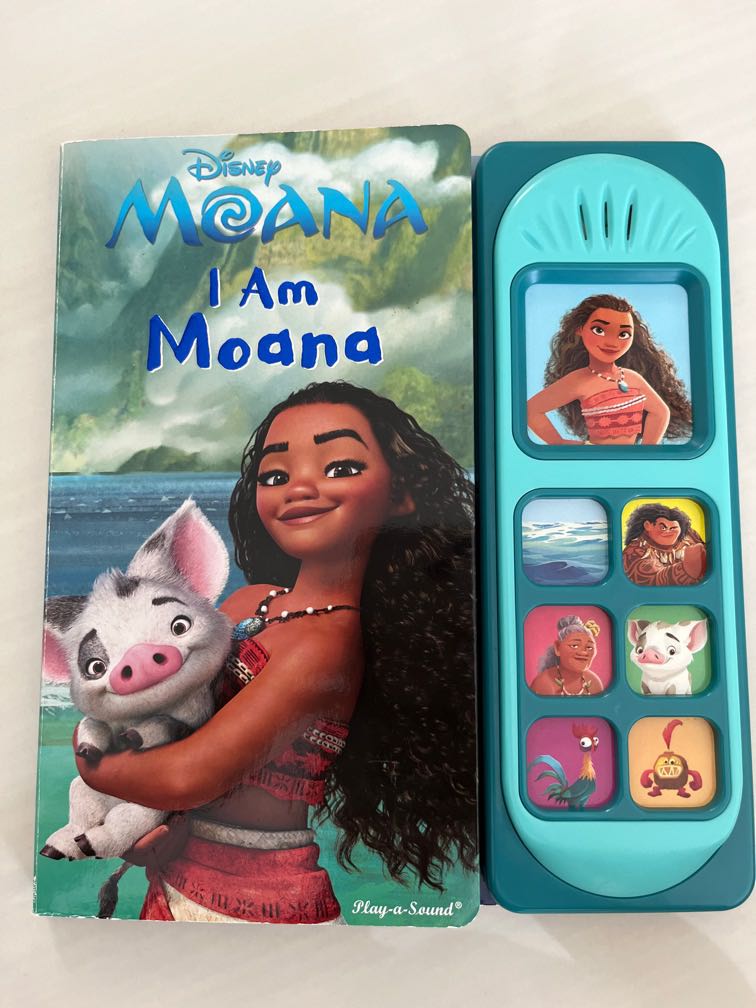 Disney Moana I Am Moana Play-a-sound, Hobbies & Toys, Books & Magazines ...