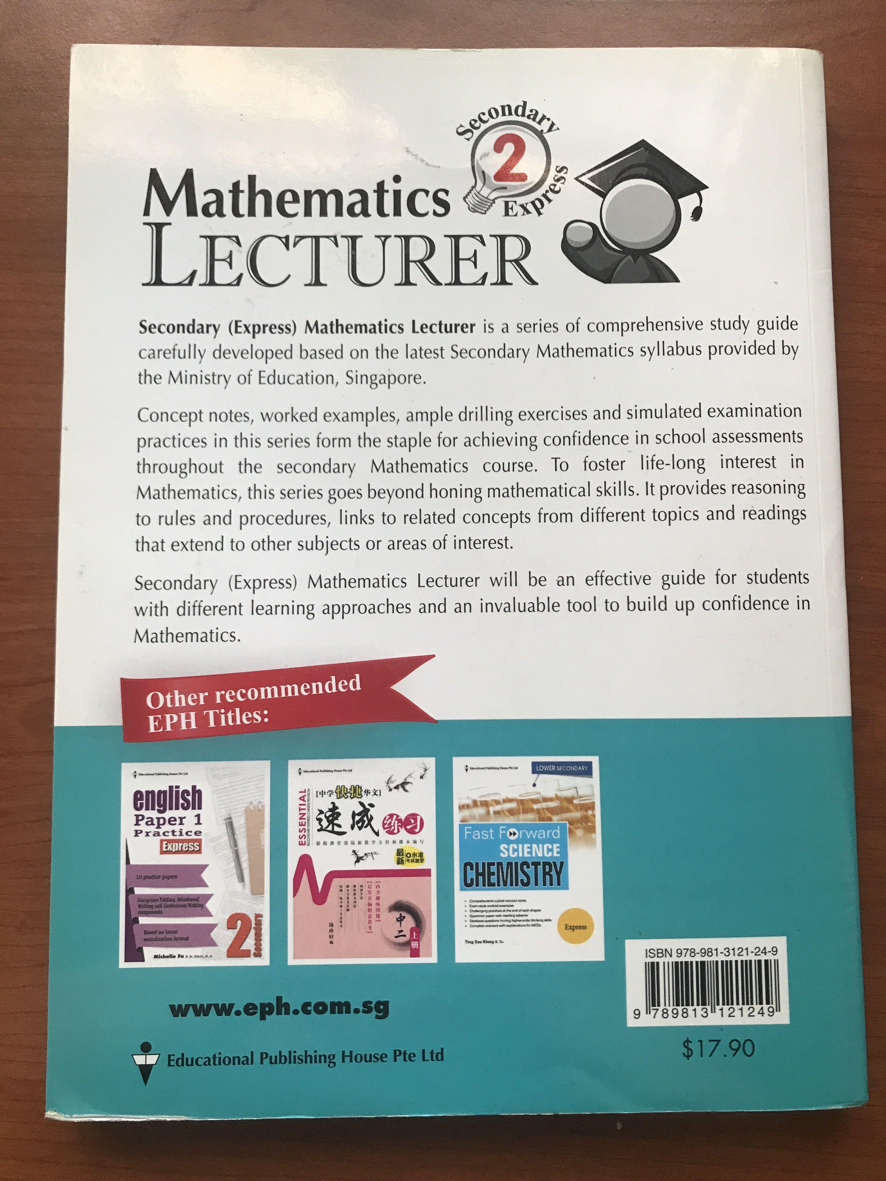 EPH sec 2 exp math assessment book, Hobbies & Toys, Books & Magazines ...