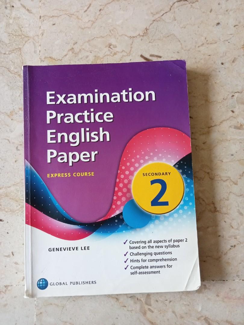 Examination practice English paper secondary 2, Hobbies & Toys, Books ...