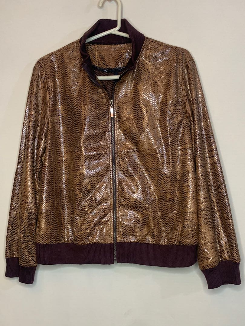 faux snakeskin jacket, Men's Fashion, Coats, Jackets and Outerwear on ...