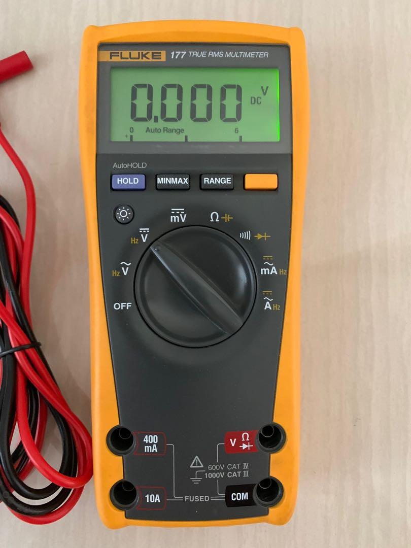 Fluke 177 Multimeter, TV & Home Appliances, Electrical, Adaptors ...
